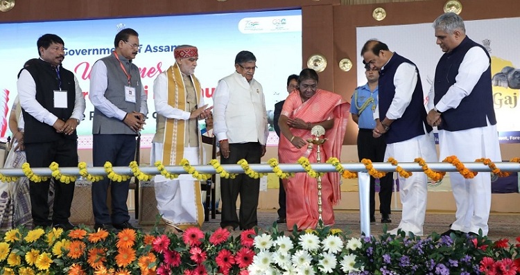 President Draupadi Murmu inaugurated Gaja Utsav in Kaziranga National ...